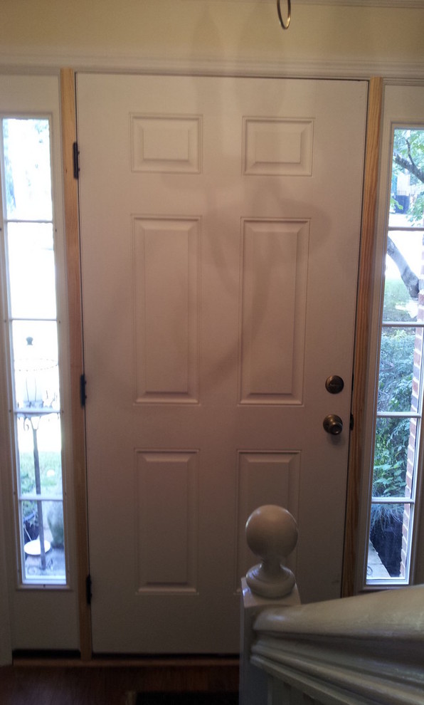 Problem with prehung fiberglass front door installation