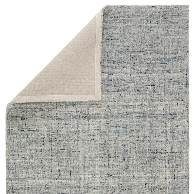 Jaipur Living Macklin Handmade Solid Light Blue/ Gray Area Rug, 5'X8 ...