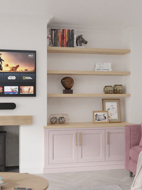 Fitted Alcove Cabinets - Modern - Living Room - Manchester - by O ...
