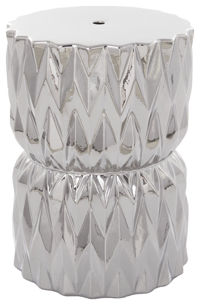 Minimalistic Side Table, Geometric Design With Unique Faceted Angular ...