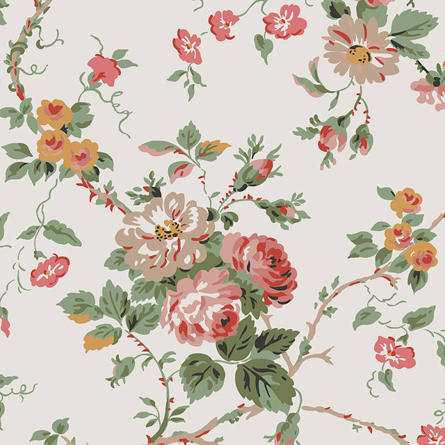 Laura Ashley Mountney Garden Wallpaper - French Country - Wallpaper ...