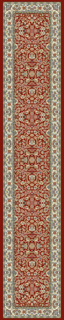 Ancient Garden 57078-1414 Traditional Runner Area Rug, 2'2"x7'7" Red ...