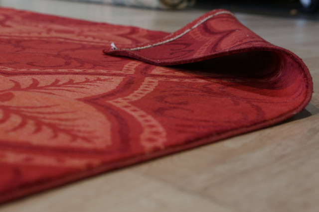 Red Transitional All Over Turkish Knot Area Rug - Contemporary - Area ...