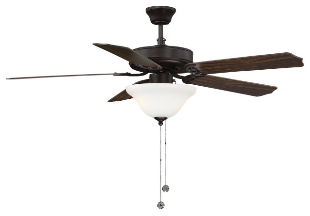 First Value 52"Ceiling Fan, English Bronze - Traditional - Ceiling Fans ...