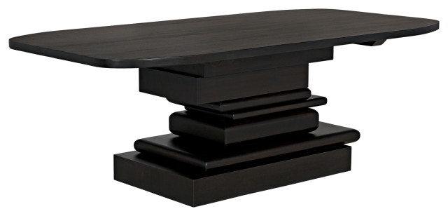 Layer Dining Table, Ebony Walnut - Transitional - Dining Tables - by ...