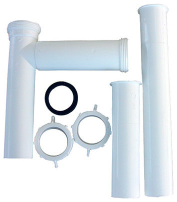Lasco Telescoping Disposal Installation Kit 1-1/2"X14", Plastic, 1-1/2 ...