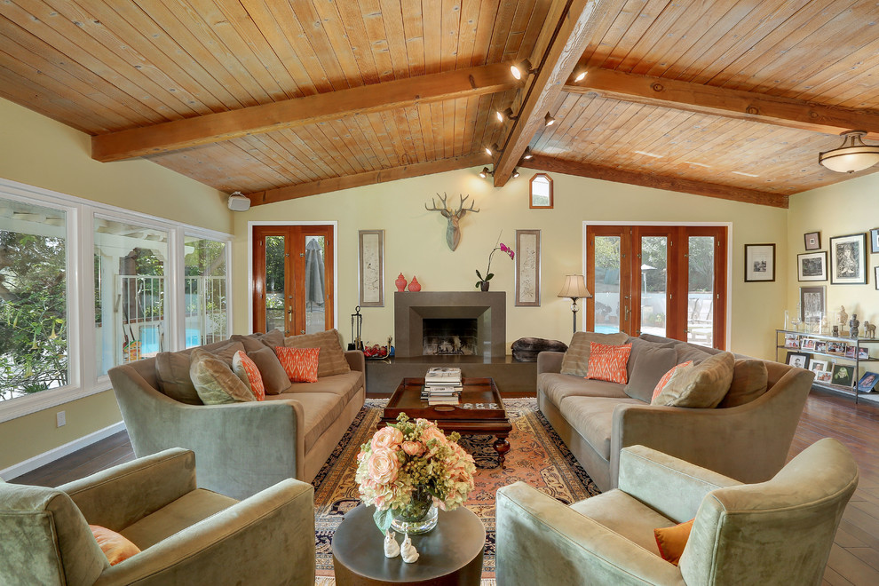 Hollywood Hills Home - Traditional - Living Room - Los Angeles - by Pacific Blue Construction ...