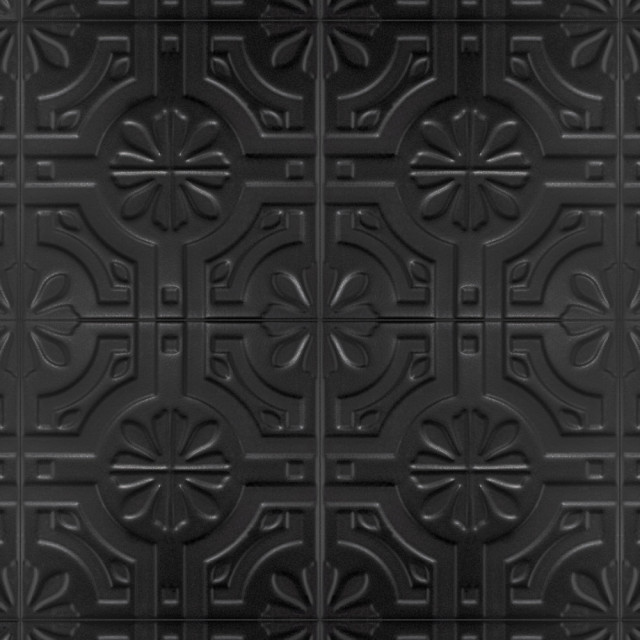 Triplex Real Black Ceramic Wall Tile - Contemporary - Wall And Floor ...