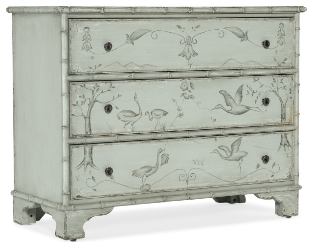 Charleston Three-Drawer Accent Chest - Asian - Accent Chests And ...