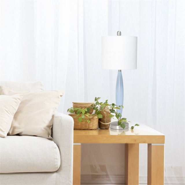 Elegant Designs Needle Stick Table Lamp Blue - Contemporary - Table ...
