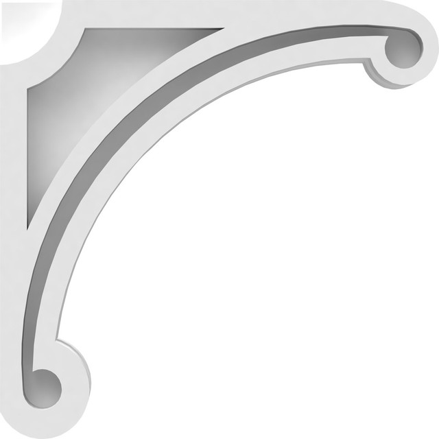 Arch Corbel, 1 7/8"W X 10"D X 10"H - Traditional - Corbels - by Ekena ...