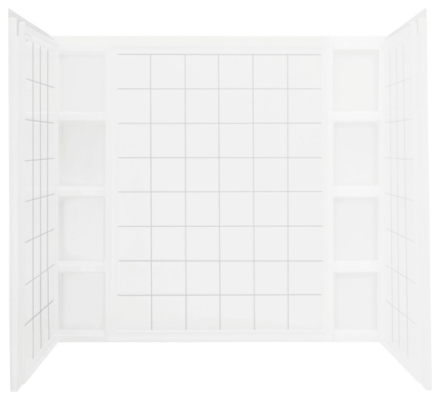 Sterling 71114106 Ensemble 54-1/4" x 60" x 43-1/2" Vikrell Shower ...