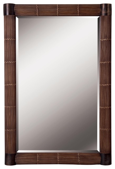 Kenroy Home Bundle Wall Mirror, Natural Reed - 60099 - Transitional ...
