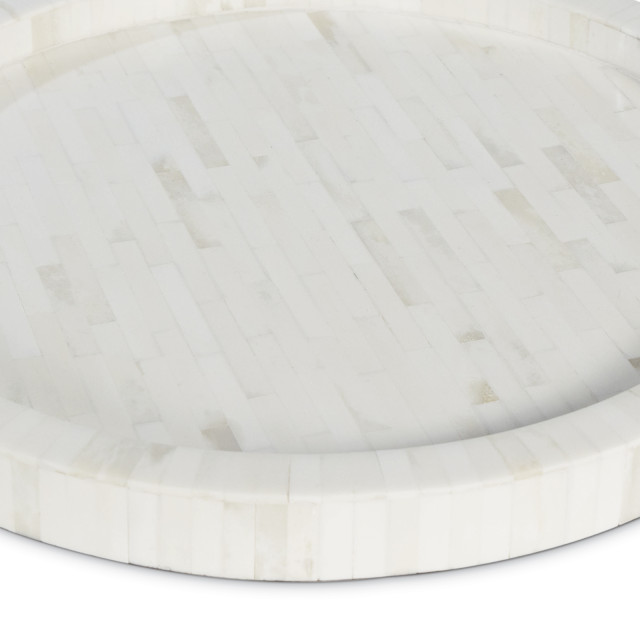 Capri Bone Tray, Natural - Traditional - Serving Trays - by Regina ...