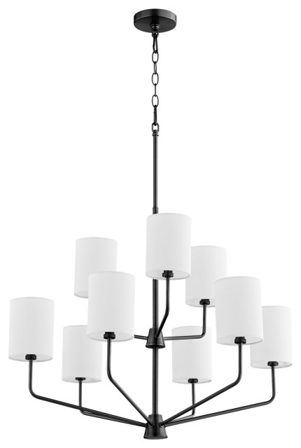 Harmony Transitional Chandelier, Matte Black - Transitional ...