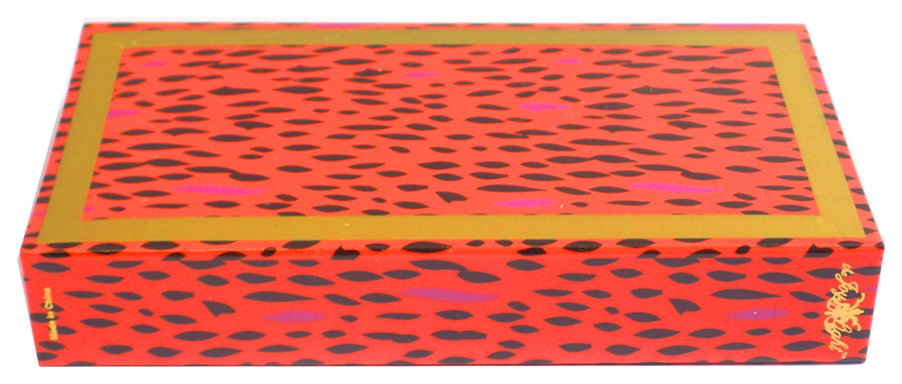 The Joy of Light Matches Orange & Pink Cheetah Embossed Matte 4 ...