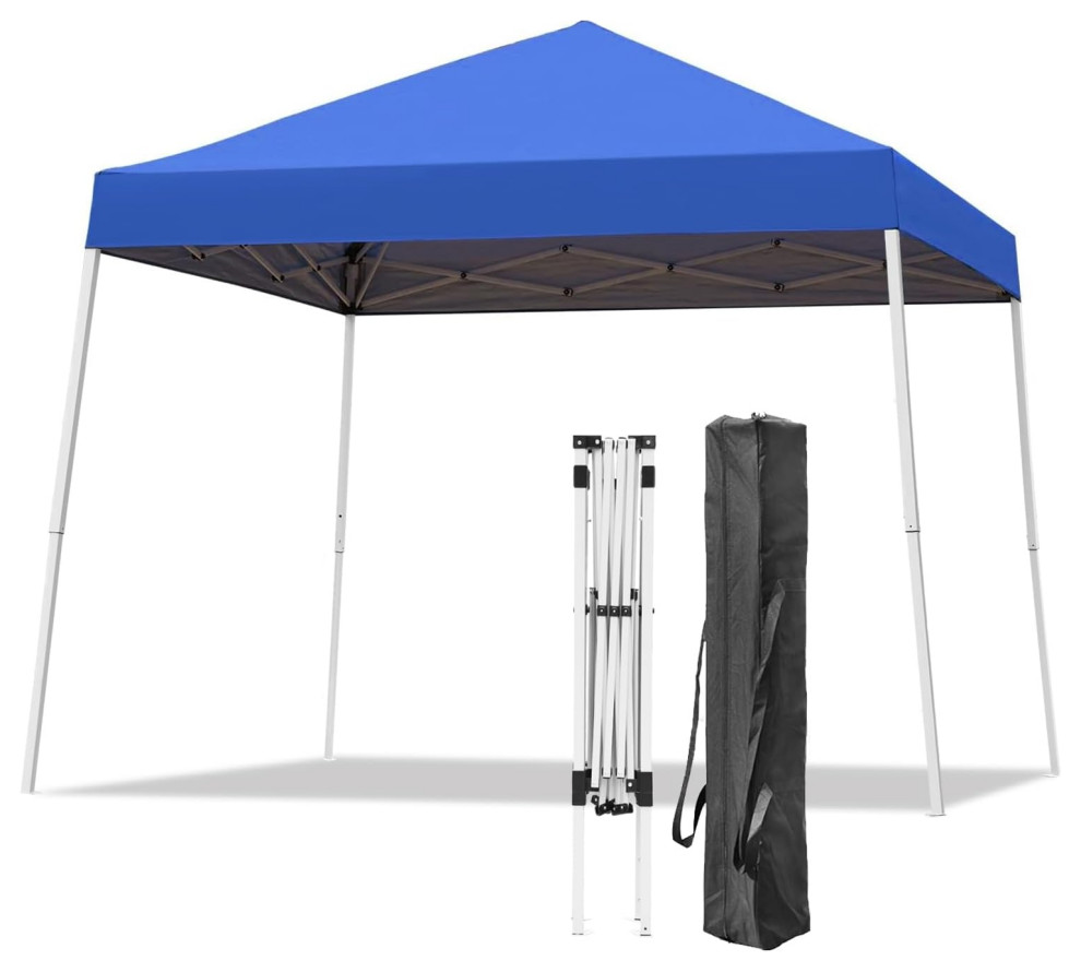 Ainfox 10'x10' Angled Leg Pop Up Canopy Tent Outdoor Canopy ...