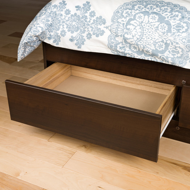 Full Storage Bed with Drawers - Transitional - Panel Beds - by ...