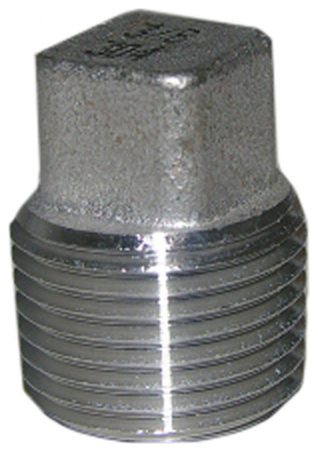 Lasco 32-2983 Type 304 Stainless-Steel Square Head Pipe Plug, 1/4 Lasco 32-2983 Type 304 Stainless-Steel Square Head Pipe Plug, 1/4