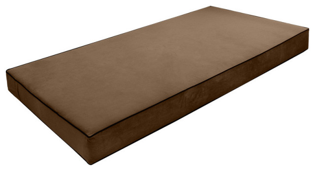 Contrast Pipe 8" FULL 75x54x8 Velvet Indoor Daybed Mattress COVER ONLY ...