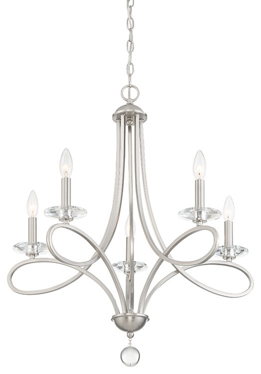 Beautiful Things Lighting Costiero 5 Light Chandelier 41822 ...
