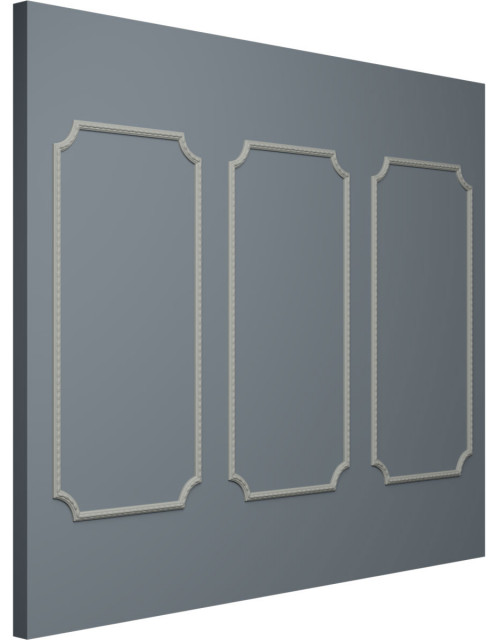 24"W x 48"H Bulwark Rope Panel Moulding Kit (Single Panel), 24"Wx48"H ...