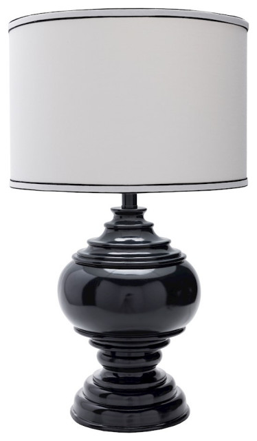 Gallant Table Lamp by Surya, Painted/White Shade - Traditional - Table ...