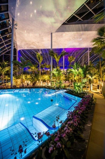 Stretch Ceiling elements in a thermal bath/spa - Modern - Pool - Other ...