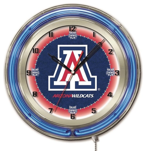 Arizona 19" Neon Clock - Contemporary - Wall Clocks - by Holland Bar ...