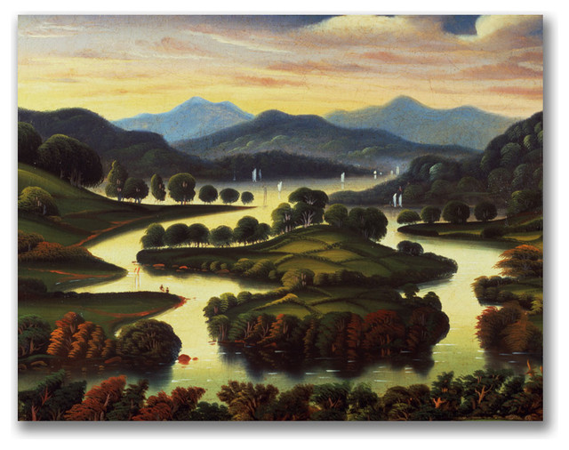 'Landscape' Canvas Art by Thomas Chambers, 35" x 47" - Traditional ...