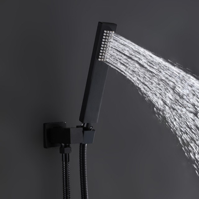 Complete Shower System with Rough-in Valve - Contemporary - Showerheads ...
