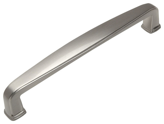 Solid Metal Cabinet Pull, with 5" Hole Centers, Set of 5 - Transitional ...