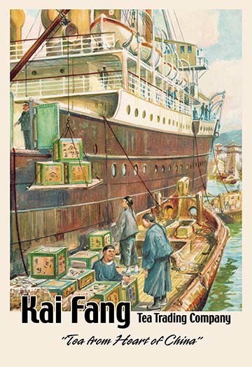 Kai Fang Tea Trading Company: Tea From the Heart of China, 12" x 18 ...