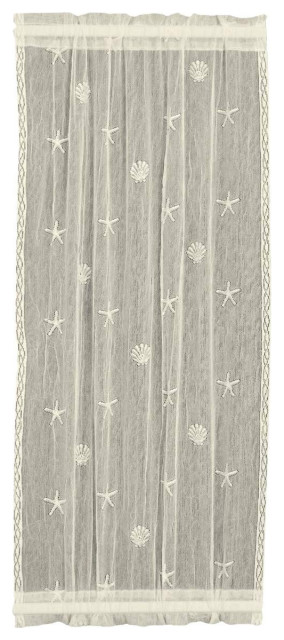 Heritage Lace Sand Shell 15x38 Sidelight Panel, 15" x 38" - Beach Style ...
