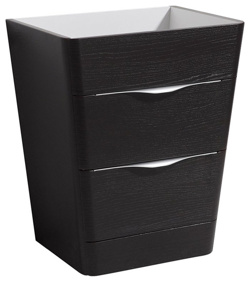 Fresca Milano 26" Chestnut Modern Bathroom Cabinet - Contemporary ...