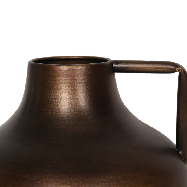 Norris 7" Bronze Metal Table Vase - Transitional - Vases - by Gild | Houzz