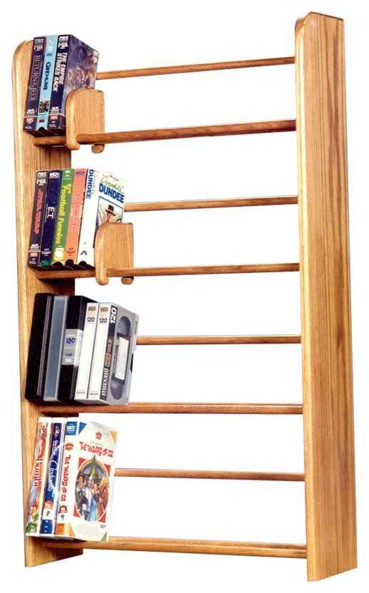Dvd Rack - Transitional - Media Racks And Towers - by Hill Wood Shed ...