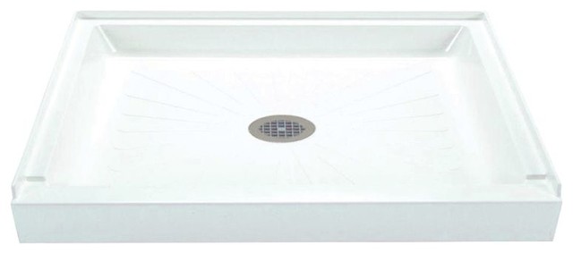 MUSTEE 3260M 60"x32" SHOWER FLOOR WHITE - Contemporary - Shower Pans ...