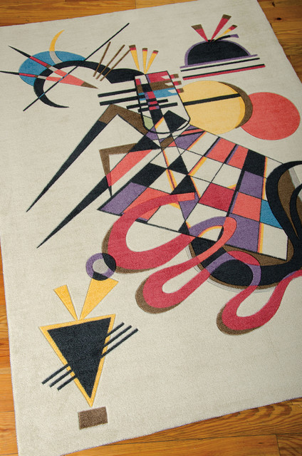 Modern Art Rug - Contemporary - Area Rugs - by PlushRugs | Houzz