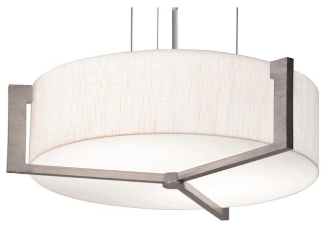 AFX Lighting Apex 14" LED Pendant, Weathered Gray/Jute, APP1214LAJUDWG ...