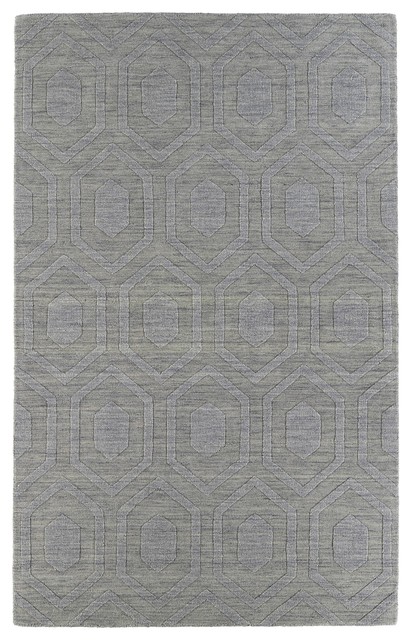 Kaleen Imprints Modern Collection Rug, Steel, 8'x11' - Contemporary ...