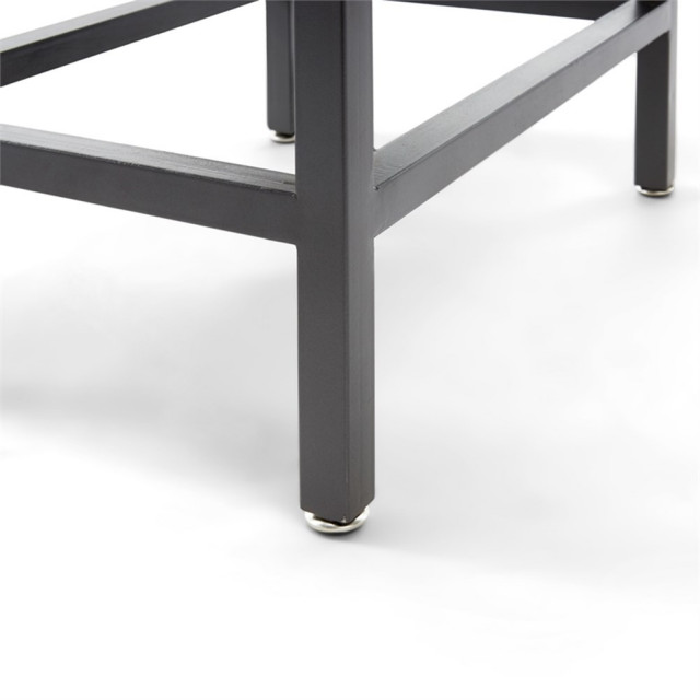 Pemberly Row Modern / Contemporary Hayworth Mirrored Side Table Ash ...