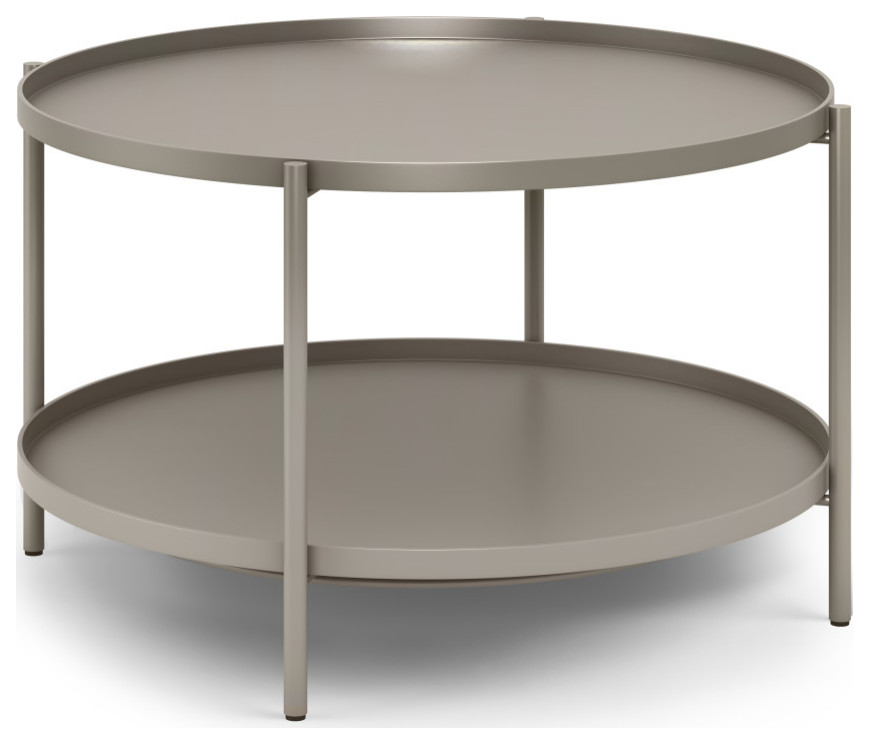 Monet Metal Coffee Table - Transitional - Coffee Tables - by Simpli ...