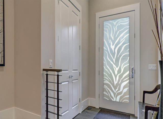 Interior Prehung Door or Interior Slab Door - Tiger Stripes - Primed ...