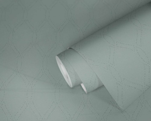 Modern Geometric Textured Wallpaper Dotted Floral, 305991, Sample ...