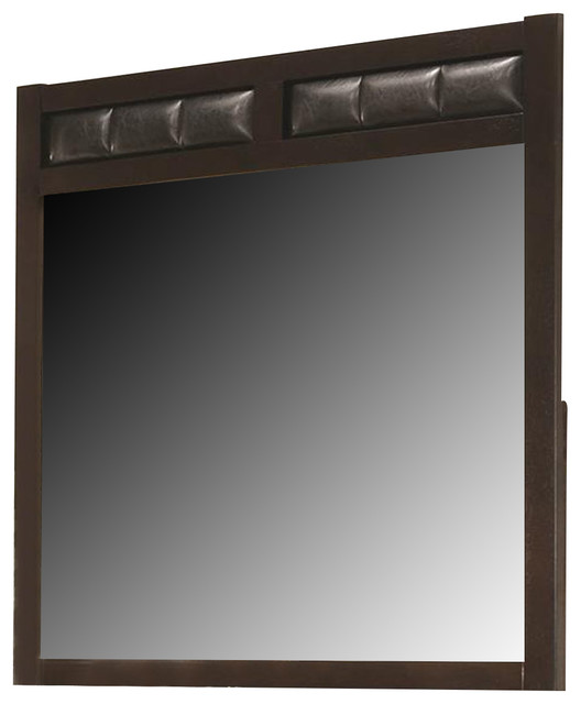Coaster Carlton Mirror in Cappuccino - Transitional - Wall Mirrors - by ...