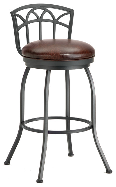 Fiesole Low Back Bar Stool, 30" - Transitional - Bar Stools And Counter ...