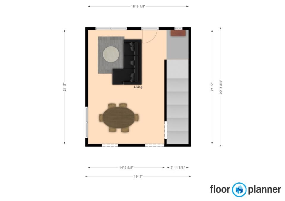 Awkward Entry/Living Room/Dining Room Layout