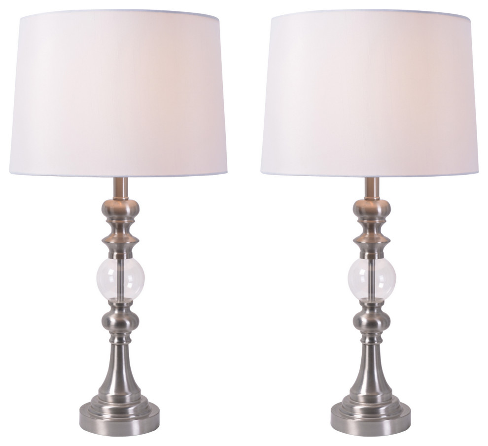 Kenroy 34297BS 2-Pack Table Lamp, Macy - Traditional - Lamp Sets - by ...