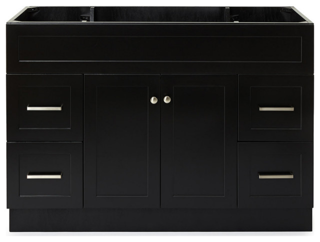 ARIEL Hamlet 48" Single Sink Bathroom Vanity Base - Transitional ...